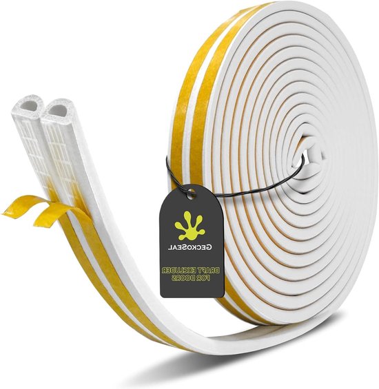 Tochtstrip - Type D zelfklevende tochtstrip voor deuren en ramen 10M | bol