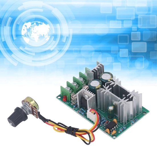 DC Motor Speed Controller 20A Stroomregelaar 12V 24V 36V 48V PWM Module ...