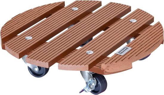 Plantentrolley Ø 29 x 75 cm I Bloementrolley voor binnen + buiten I ...