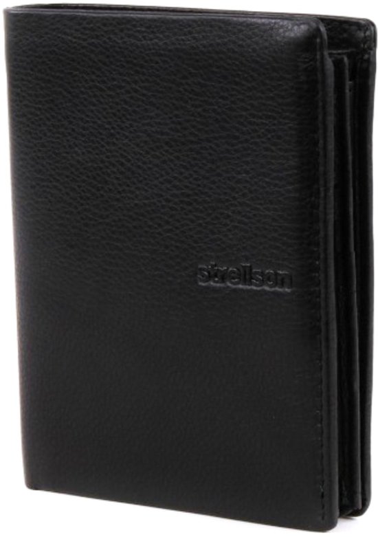 strellson Leren Portemonnee Carter Tanner Billfold V15 Wallet Black ...