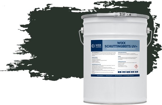 Wixx Schuttingbeits UV+ - 5L - Rijtuigengroen | L2.10.12 | bol