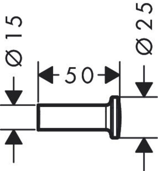 hansgrohe AXOR Universeel rond handdoekhaakje, 42811300 | bol