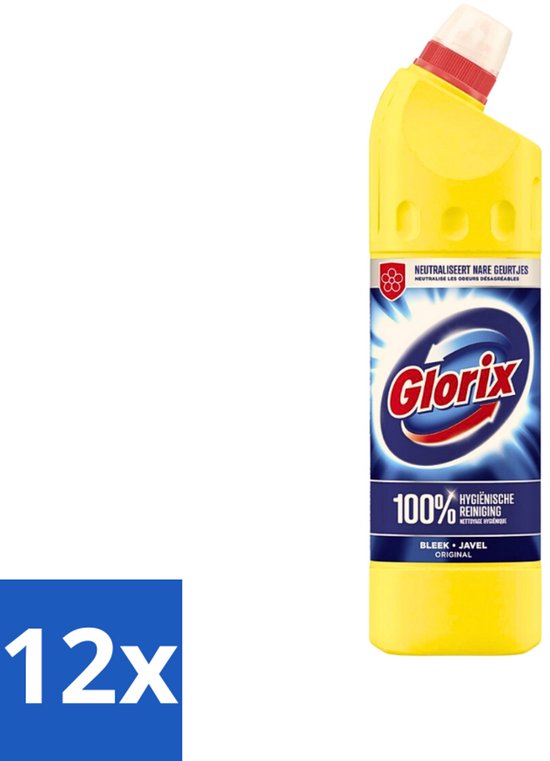 Glorix Bleek Original 750 ml - Voordeelverpakking - 12 stuks | bol