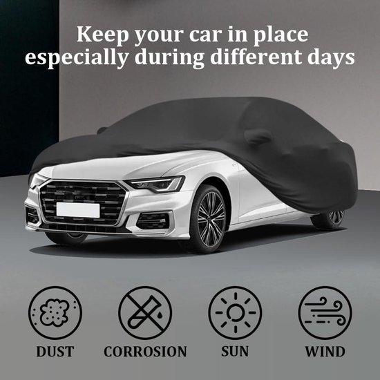 Car Cover Indoor Stretch Fabric Dust Protection Elastic Cover for ...