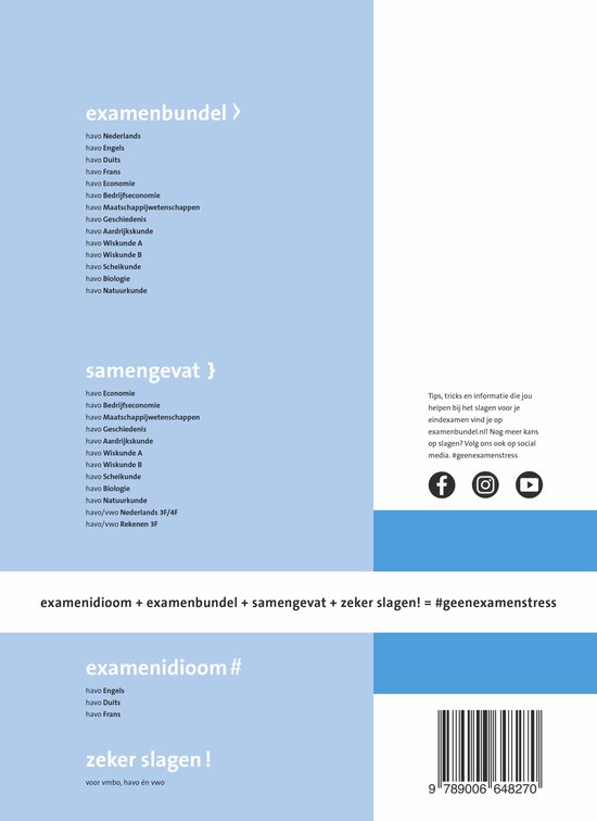 Examenbundel havo Nederlands - Examenvoorbereiding 2023/2024 | bol