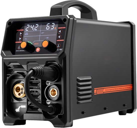 Pro MIG Lasapparaat – 200 Ampère – Geavanceerde 5-in-1 synergische ...