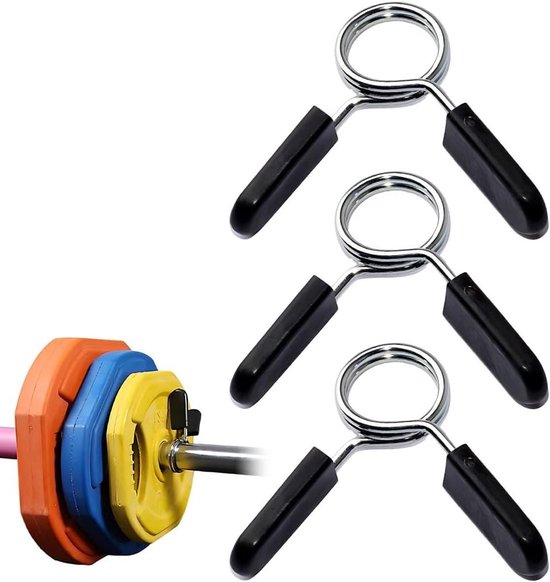 3 stuks veersluiting halters voor lange halterstangen van ABS 25 mm ...