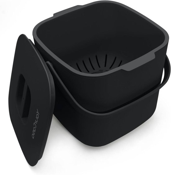 Biologische afvalemmer voor in de keuken - 4 liter, compostemmer voor ...