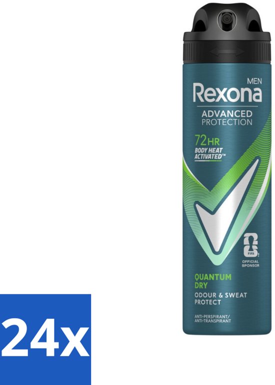 Rexona Men - Quantum Dry - Deodorant Spray - Anti-transpirant - 150 ml -... | bol