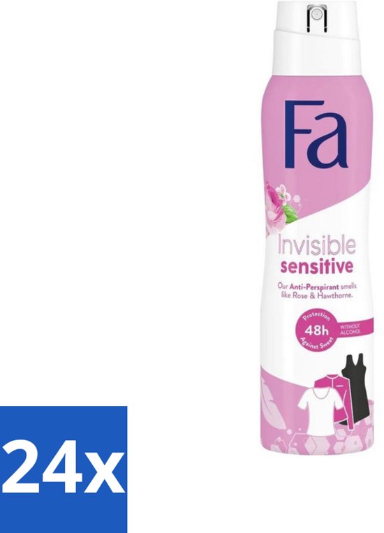 Fa - Deodorant Spray - Invisible Sensitive - Anti-transpirant ...