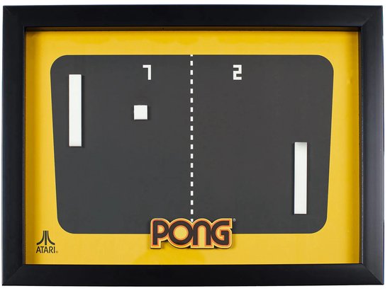 Atari - Pong - ingelijste poster | bol