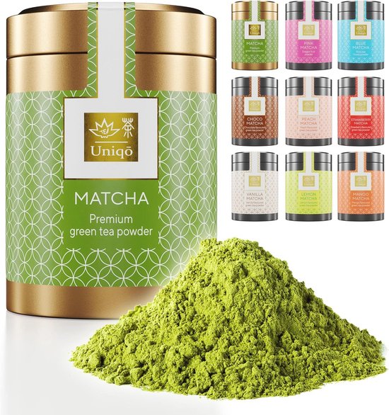 Premium Matcha-poeder voor thee en koken - 100% natuurlijk, ideaal voor ...