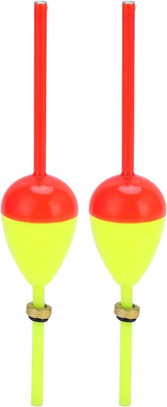 Ovale gewogen slip bobbers voor vissen - Set van 2 drijvers voor ...
