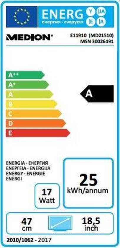 MEDION LIFE E11910 18,5" LED TV | bol