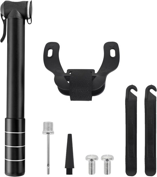 Mini-fietspomp - hoge druk - geschikt voor alle fietsen | bol