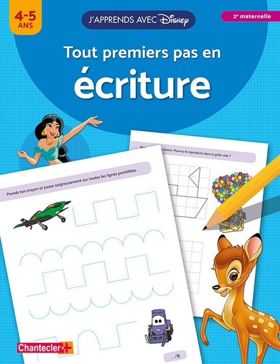 Disney J'apprends avec - Tout premiers pas en écriture (4-5 a ...