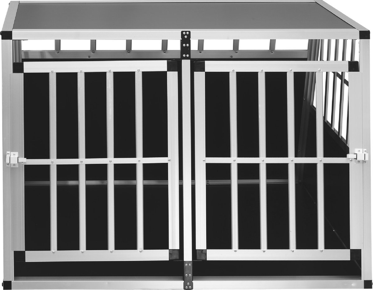 Luxiqo® Honden Bench - Autobench Hond - Hondenbench - Aluminium ...