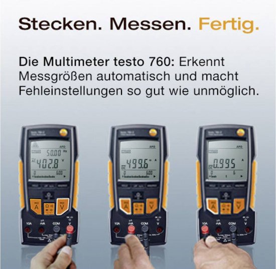 testo 0590 7601 Multimeter Digitaal CAT III 600 V, CAT IV 300 V ...