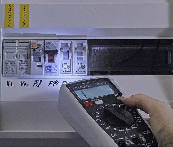 VOLTCRAFT VC155 Handheld multimeter Digital CAT III 600 V Display ...