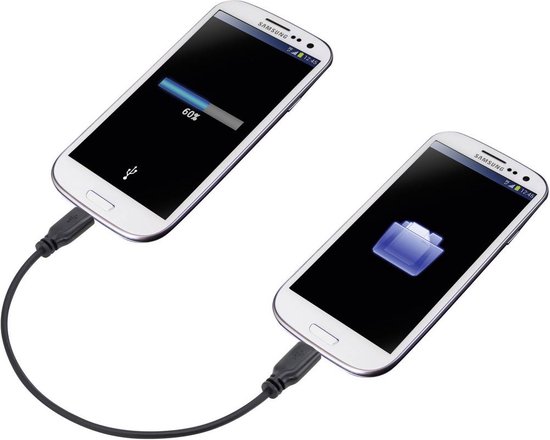 Renkforce USB-kabel USB 2.0 USB-micro-B stekker, USB-micro-B stekker 15 ...