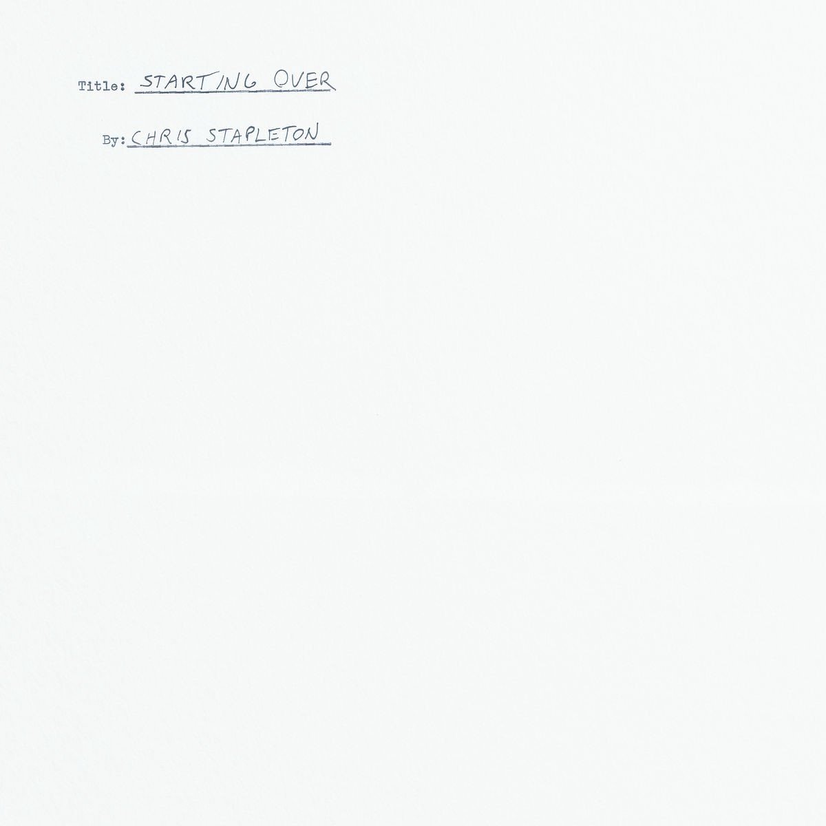 Chris Stapleton - Starting Over (2 LP), Chris Stapleton | Muziek | bol