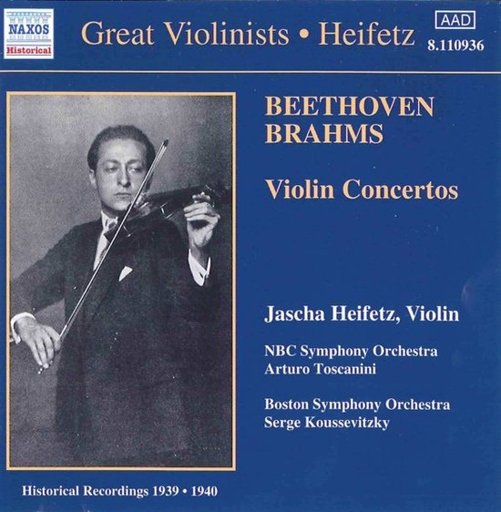 Jascha Heifetz - Violin Concertos (CD), Goosens | Muziek | bol.com