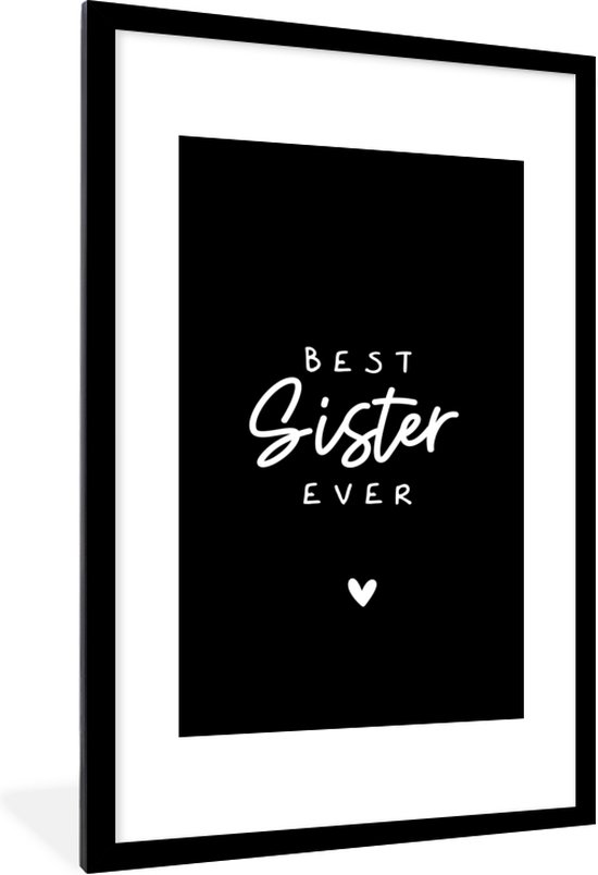 Cadre photo avec affiche - Best soeur de tous les temps - Citations ...