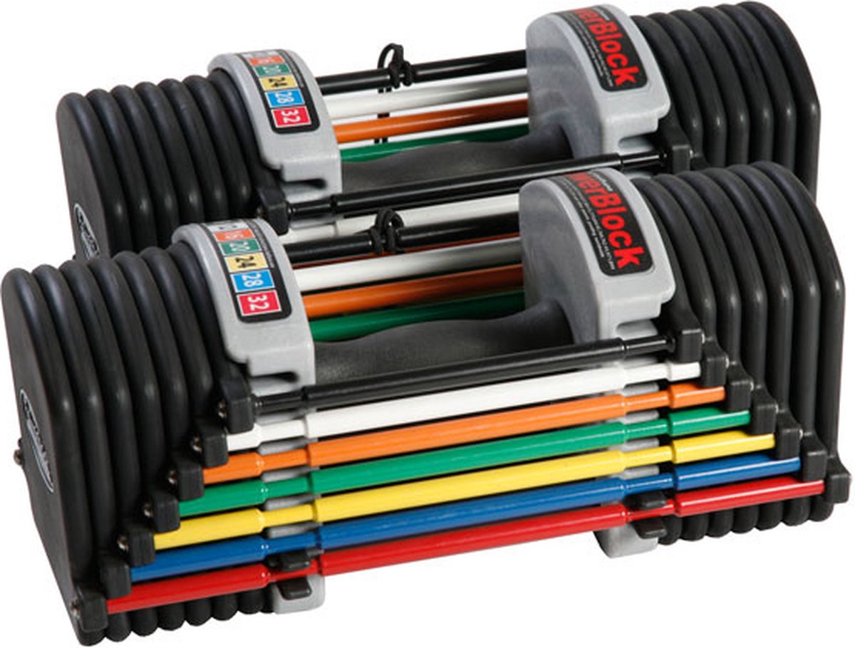 Powerblock U32 Club - Verstelbare dumbbell 15 kg | bol.com