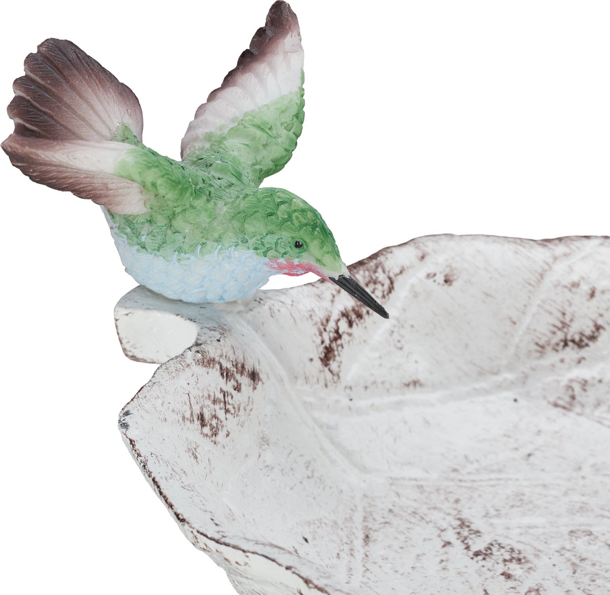 Relaxdays vogelbadje gietijzer - op paal - vogelbad - voederschaal ...