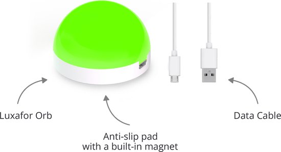 Luxafor ORB niet storen lampje - 1,5m USB - 50mm diameter | bol