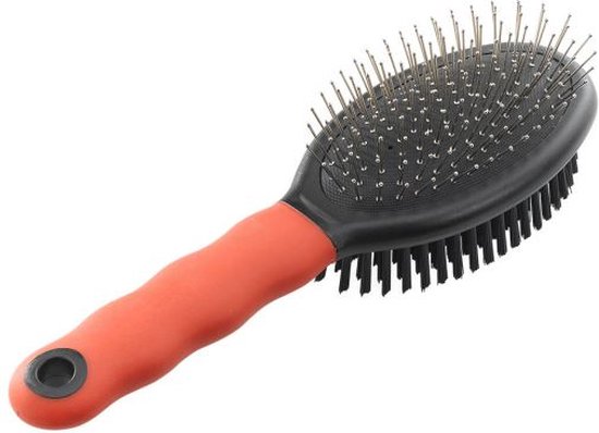 Borstel ovaal klein Rood 19,5x5,5x5.5 cm | bol.com