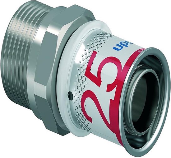 Uponor S-Press Plus puntstuk - 25 mm pers x 22 mm klem | bol.com