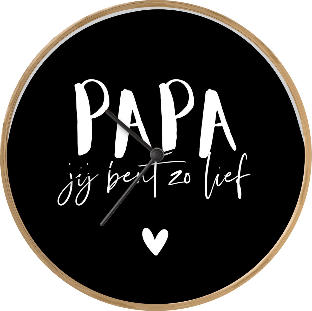 Klok Ø 30 Cm Quotes Papa Jij Bent Zo Lief Papa Spreuken