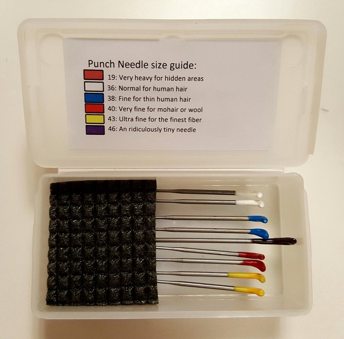 Trousse d'aiguilles à poinçonner | Kit de poinçonnage de cheveux | bol.com