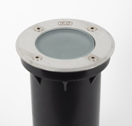 Grondspot Ø10 GU10 RVS | bol