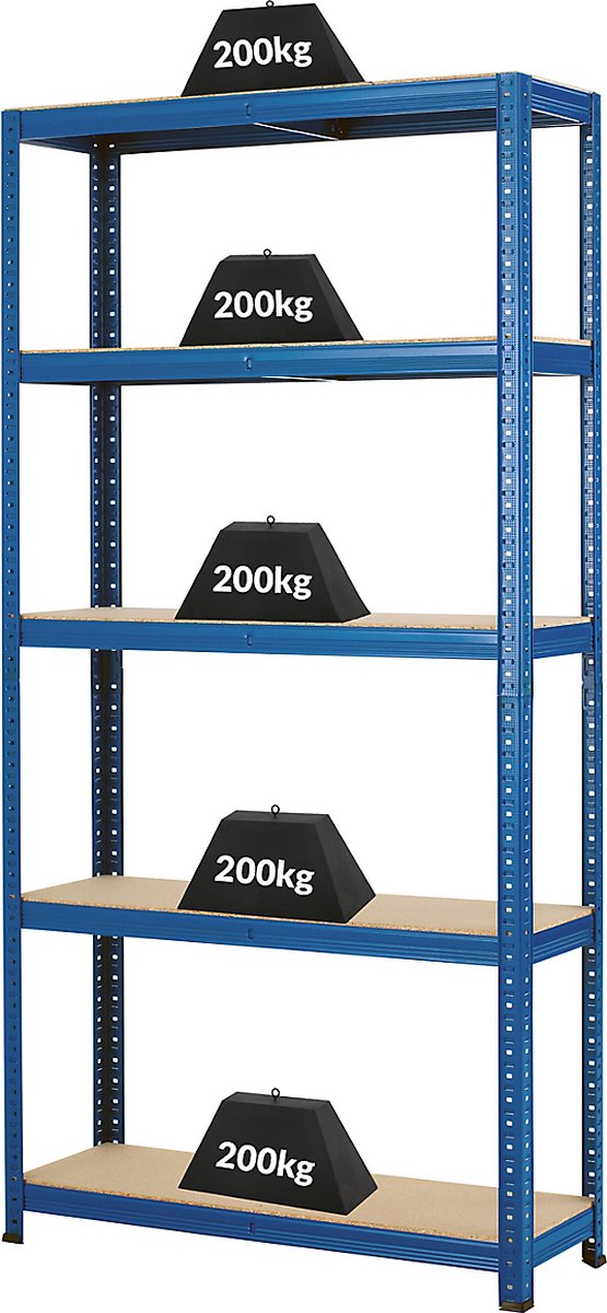 Certeo rek voor zwaar belastbare belasting | HxBxD -178x90x30cm ...