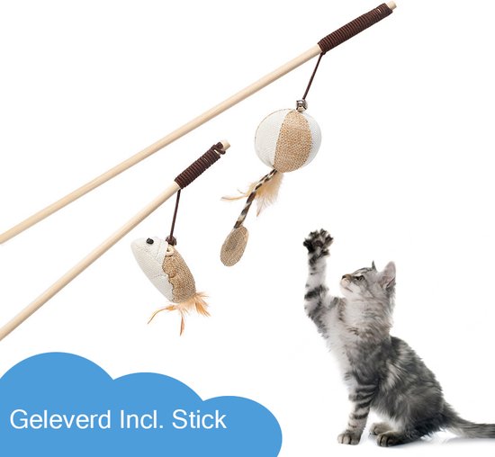 Katten speeltjes Katten Speelgoed Kattenspeeltjes Katten Hengel Muis ...