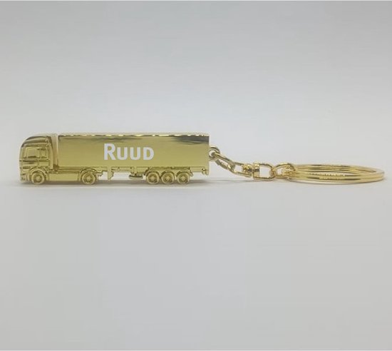 Vrachtwagen Sleutelhanger Met Naam - Ruud | bol