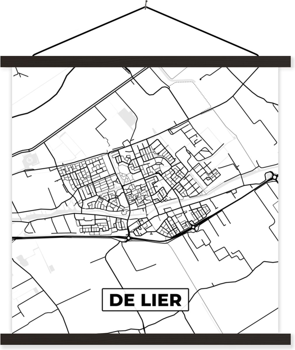 Porte-affiche avec affiche - Affiche scolaire - Carte - Carte - De Lier ...