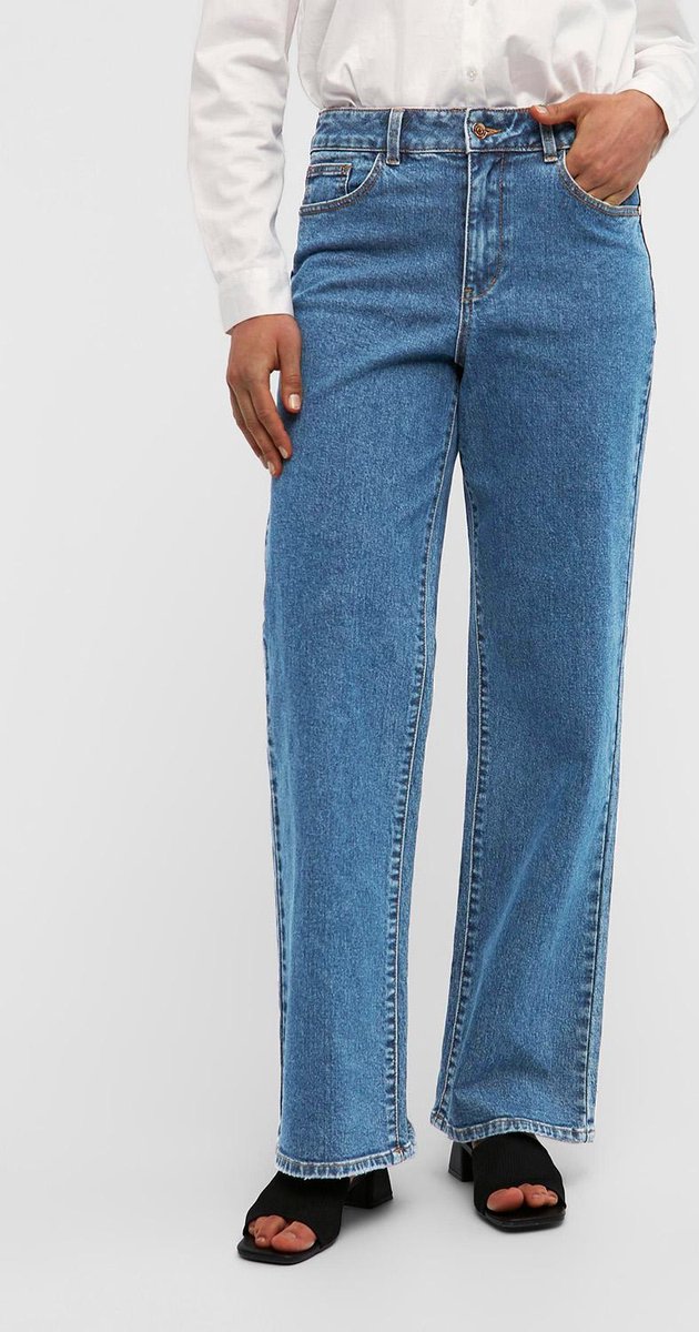 Object Jeans Objmarina Mw Denim Jeans Noos 23037483 Medium Blue Demin ...