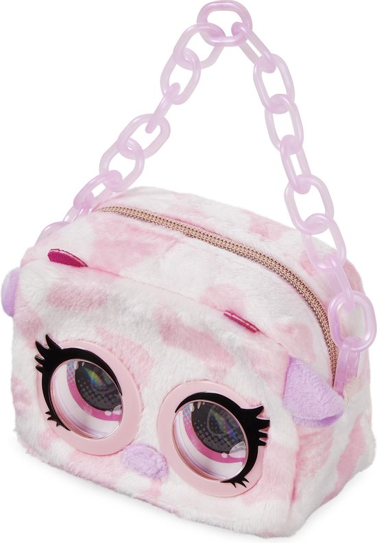 Purse Pets - Tas en Knuffel - Koe - Met knipperende ogen | bol.com