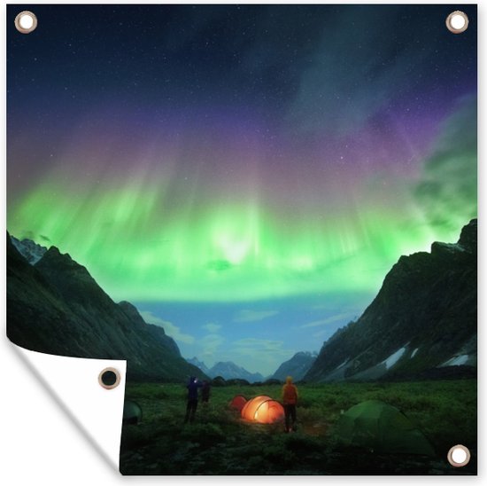 Tuindoek Noorderlicht - Tent - Groenland - 100x100 cm | bol