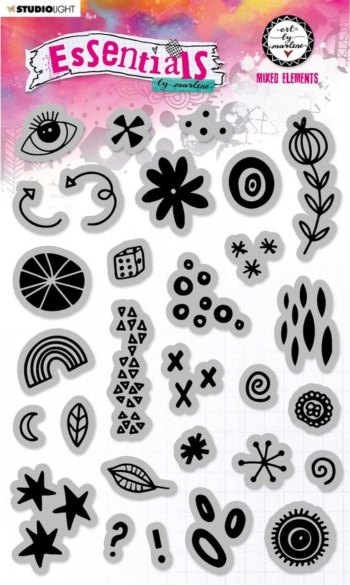 Studio Light Essentials Cling Stempel Mixed Elements | bol.com