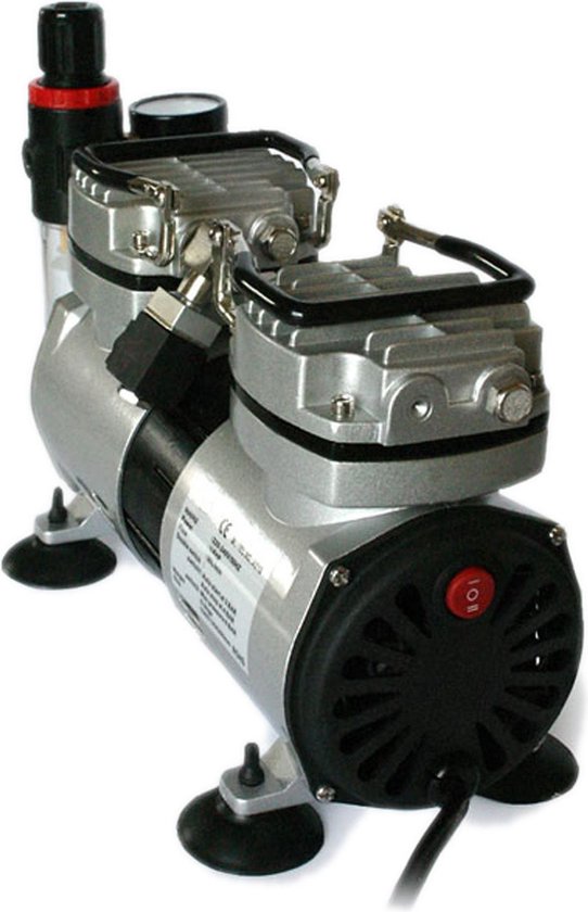 Airbrush compressor AS19 2-cilinder zuiger waterafscheider | bol.com