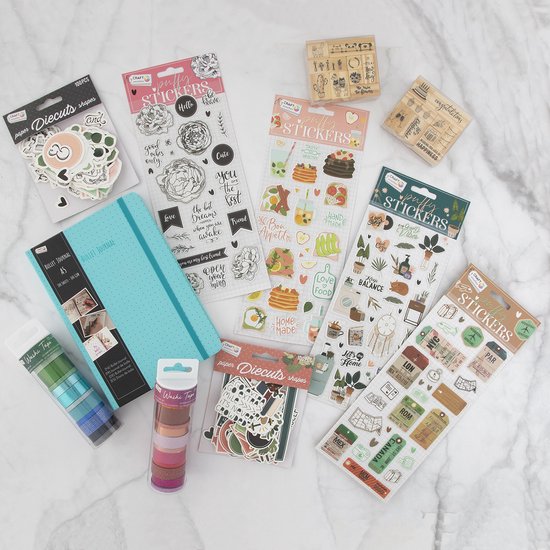 Craft Sensations Bullet Journal Set | 462 items - Bulletjournal A5 ...