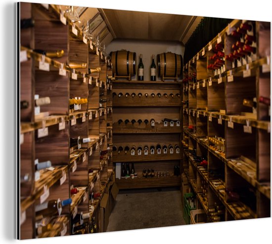 Wanddecoratie Metaal - Aluminium Schilderij Industrieel - Een ...