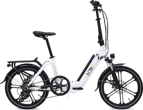 Elektrische vouwfiets, EasyStar Gala, 20 inch, 10Ah, 7 sp, wit | bol