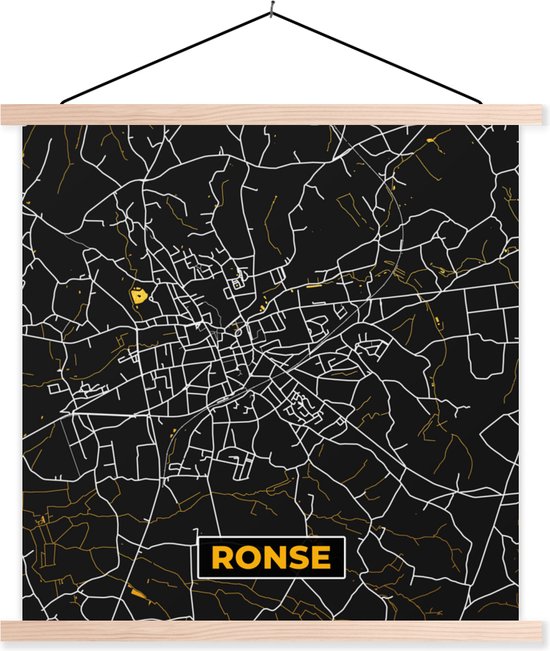 Porte-affiche avec affiche - Affiche scolaire - Or - Ronse - Carte ...