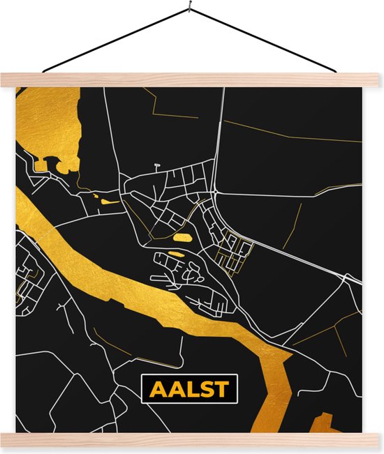 Porte-affiche avec affiche - Affiche scolaire - Carte - Or - Alost ...