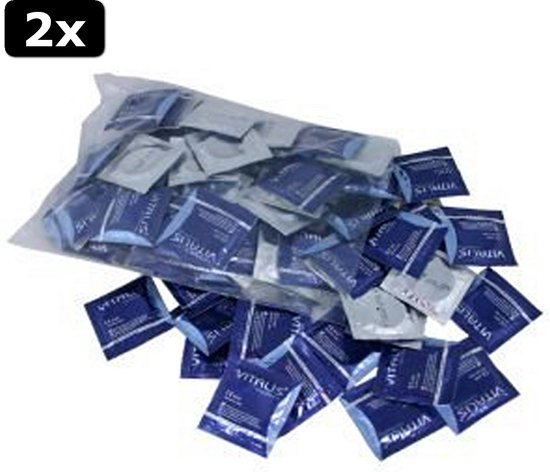 2x VITALIS - Safety Condooms - 100 stuks | bol.com